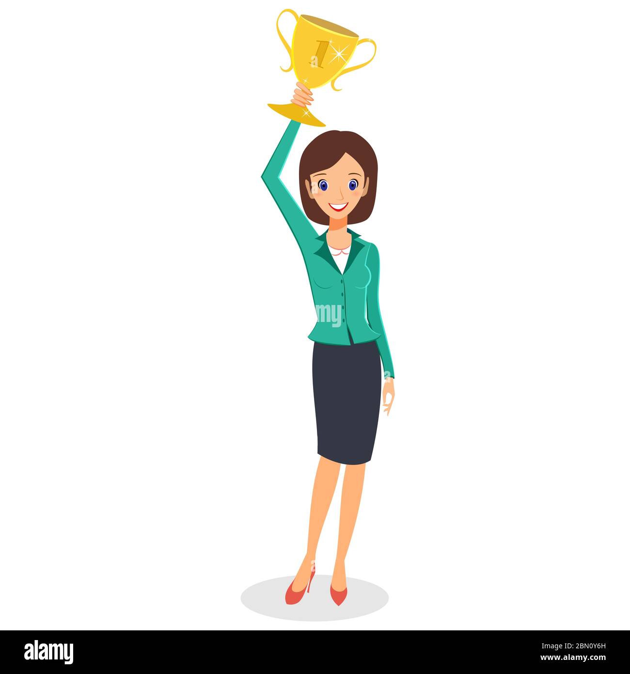 Successful Woman Cartoon