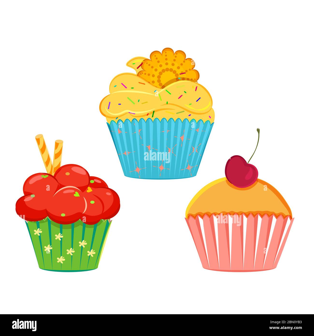 Cupcake cases Stock Vector Images - Alamy