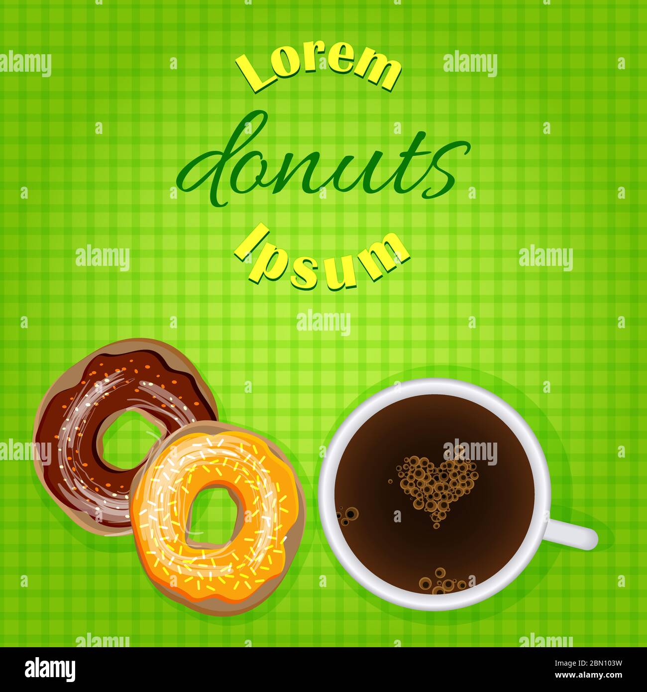 Classic doughnut Stock Vector Images - Alamy