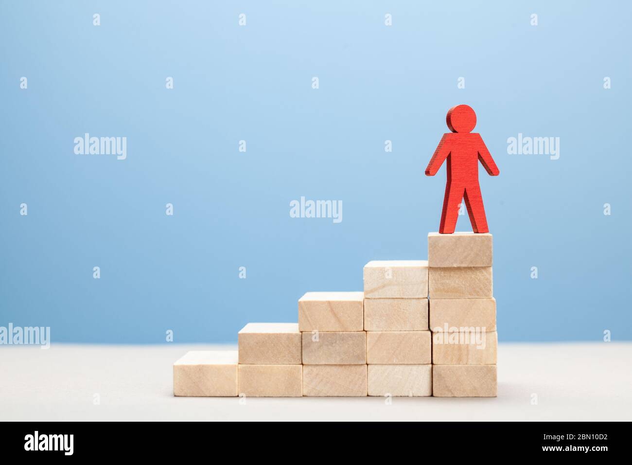 Assistance in career growth. Promotion of a leader in a business team ...