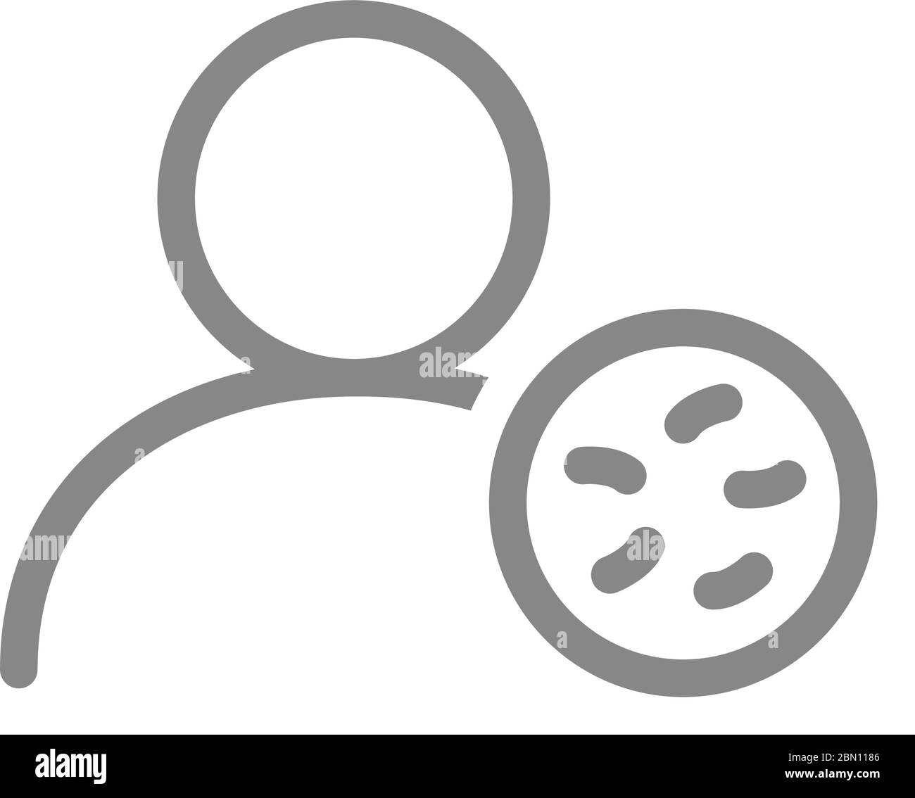 Bacterial infections microbiology Cut Out Stock Images & Pictures - Alamy