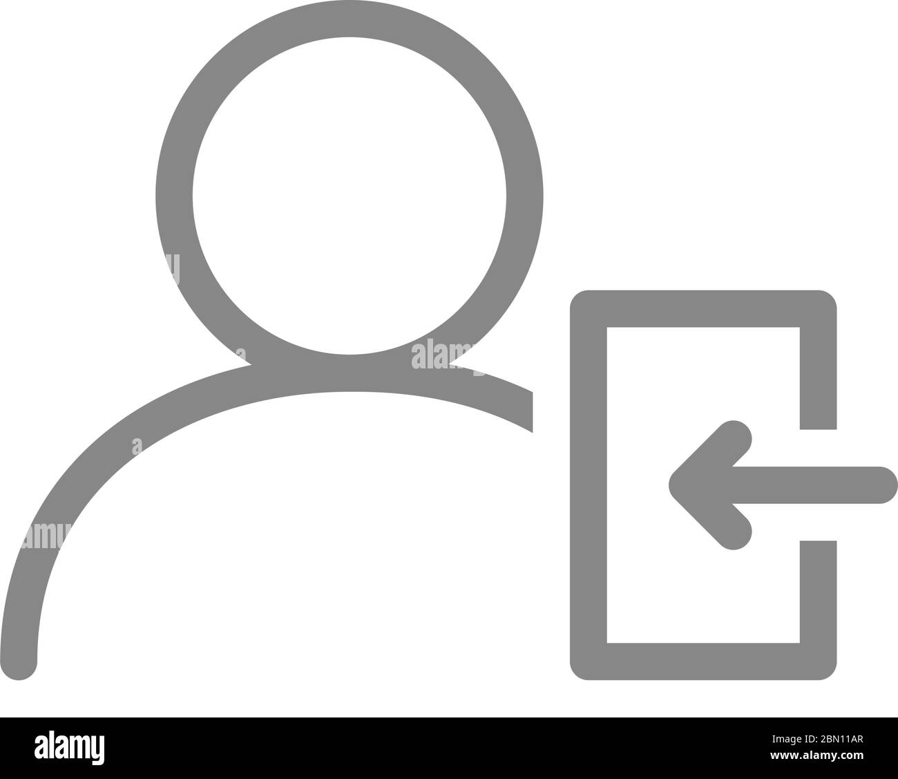 Login logout button hi-res stock photography and images - Alamy