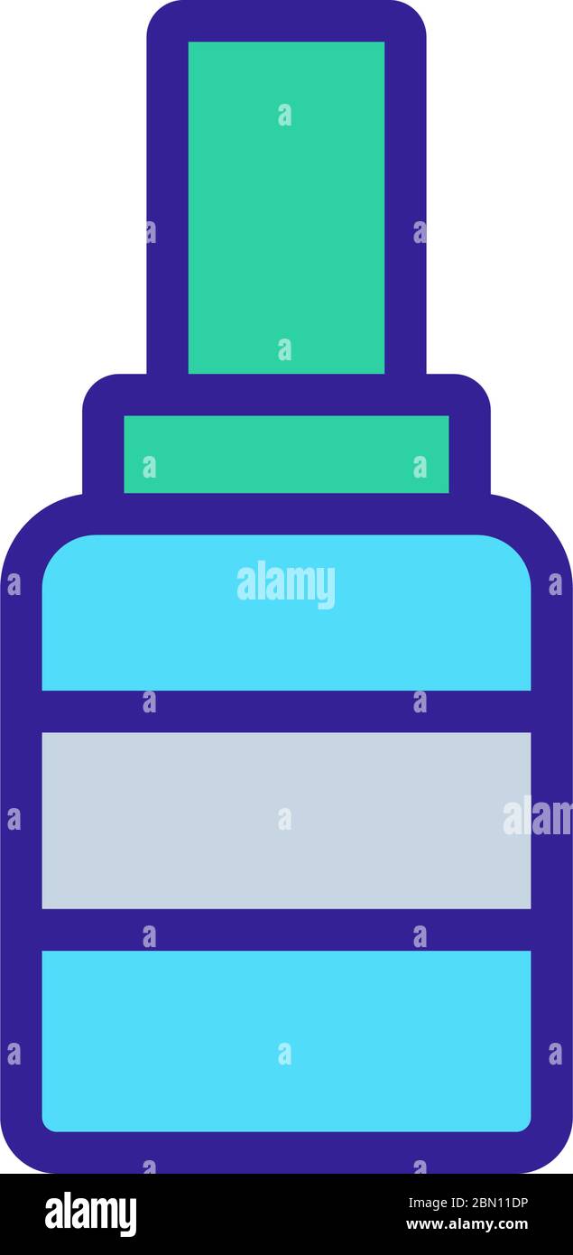 striped grease bottle icon vector outline illustration Stock Vector ...