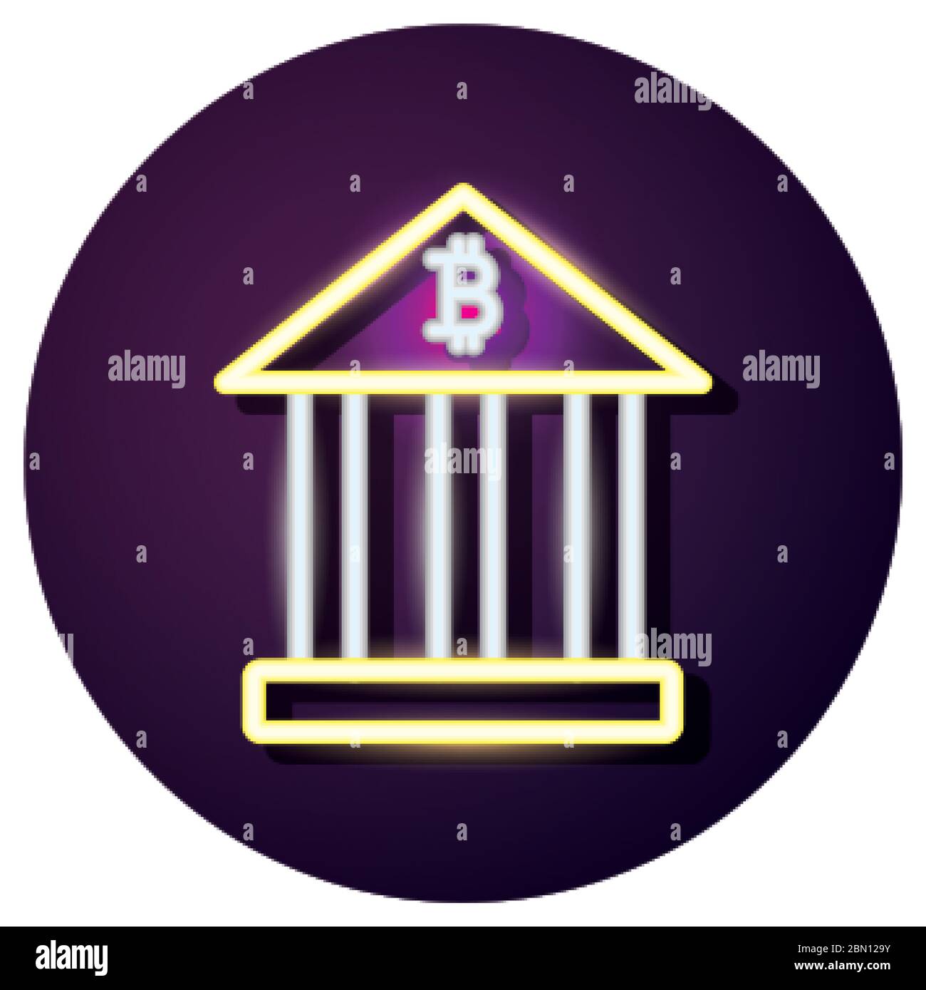 Futuristic bank building Stock Vector Images - Alamy