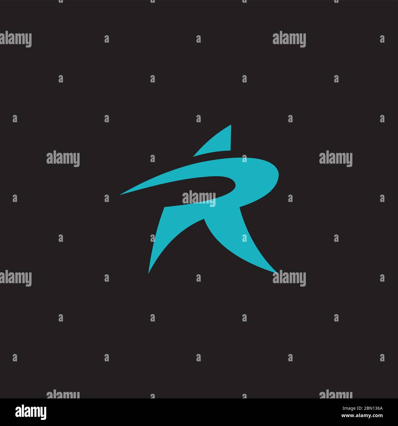 Initial letter ra logo or ar logo vector design template Stock Vector ...