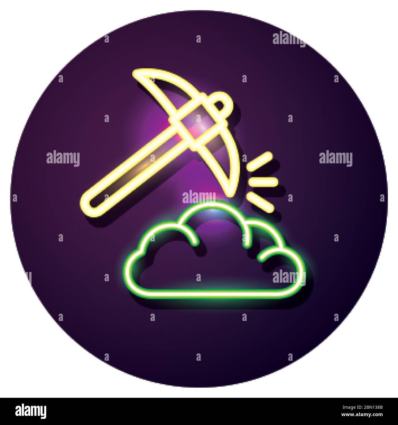 Pickaxe icon simple style Stock Vector Images - Alamy