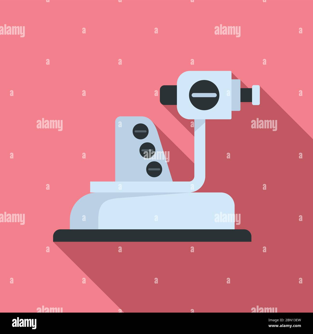 Ophthalmologist equipment icon. Flat illustration of ophthalmologist ...