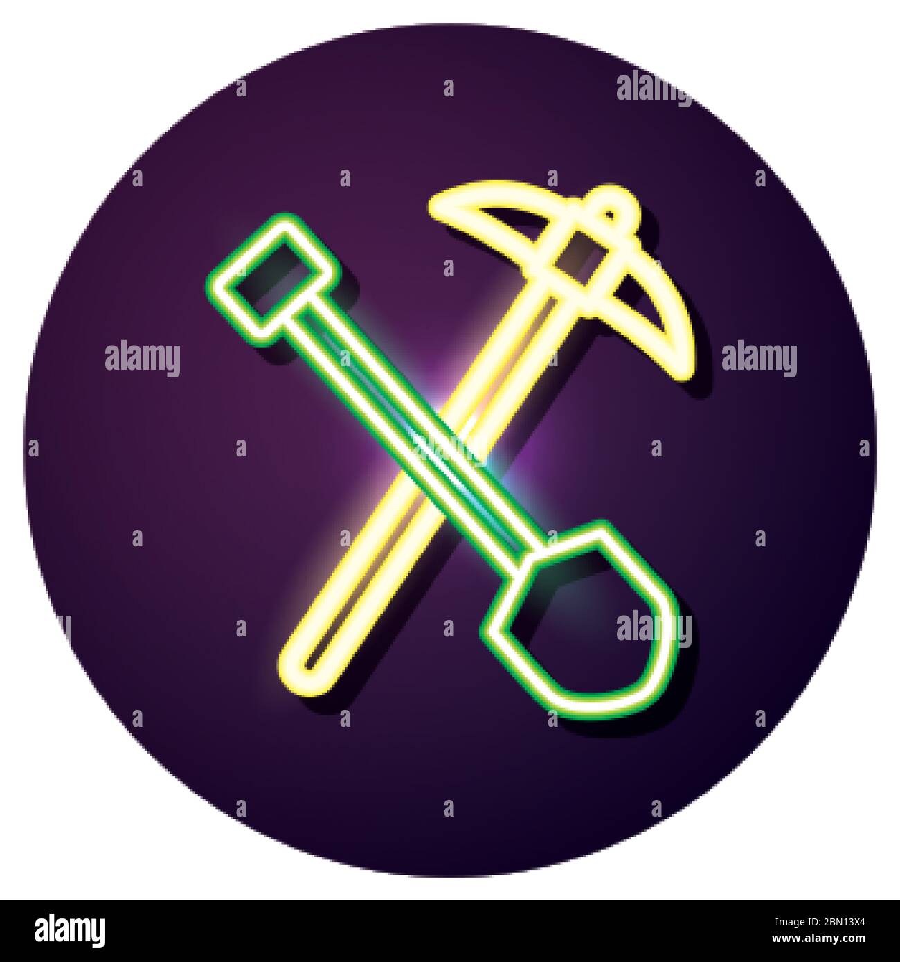 Pickaxe icon simple style Stock Vector Images - Alamy