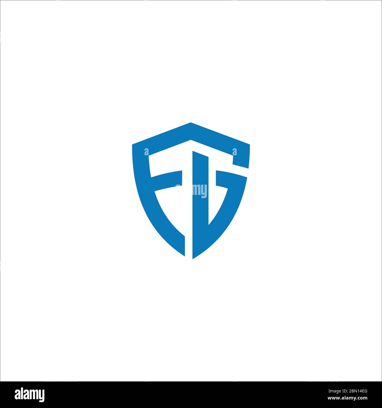 Initial letter fg logo or gf logo vector design template Stock Vector ...