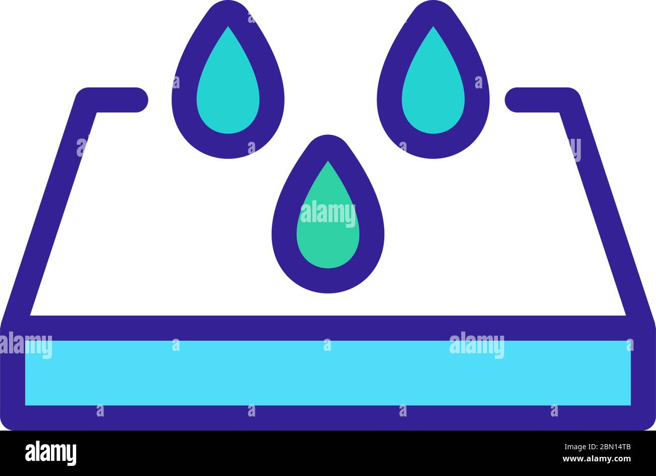 concrete slabs side view icon vector outline illustration Stock Vector ...