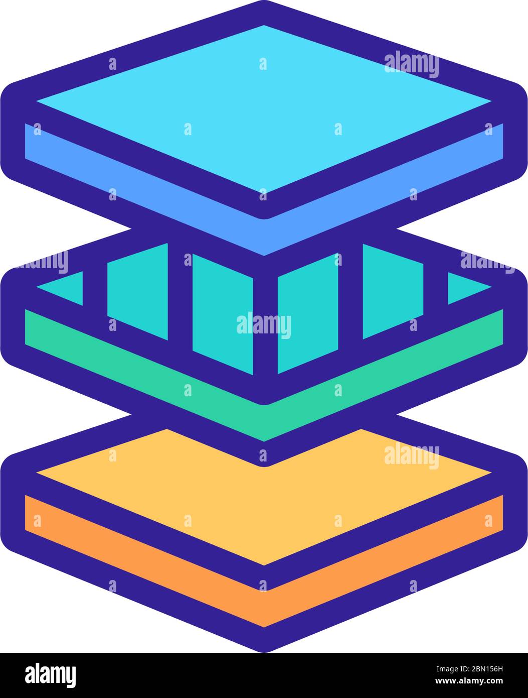 floor samples different designs icon vector outline illustration Stock ...