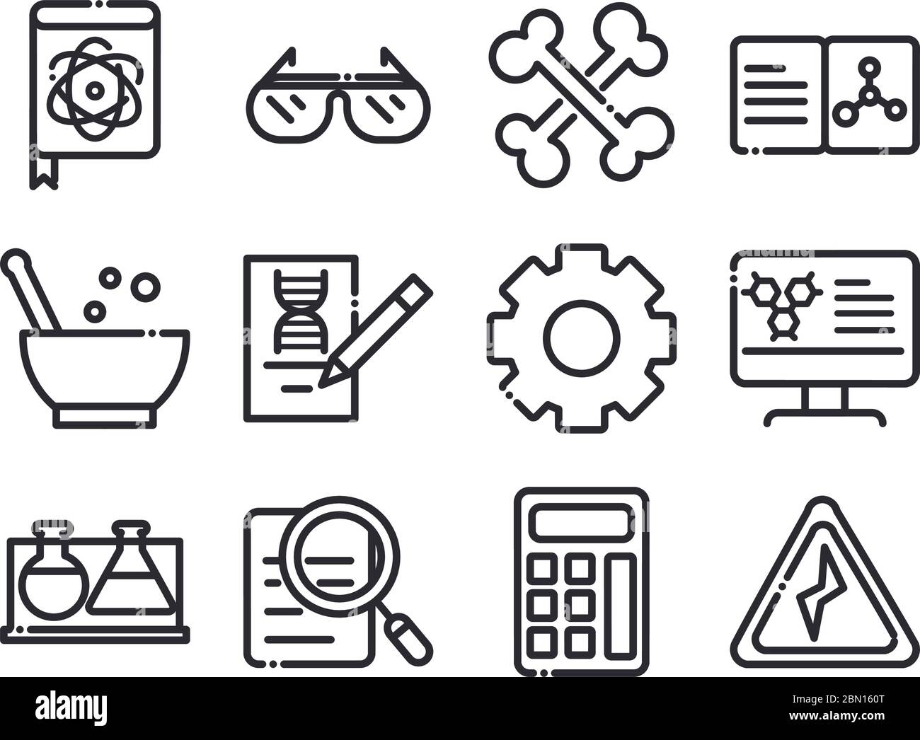 Lab items icon Stock Vector Images - Alamy