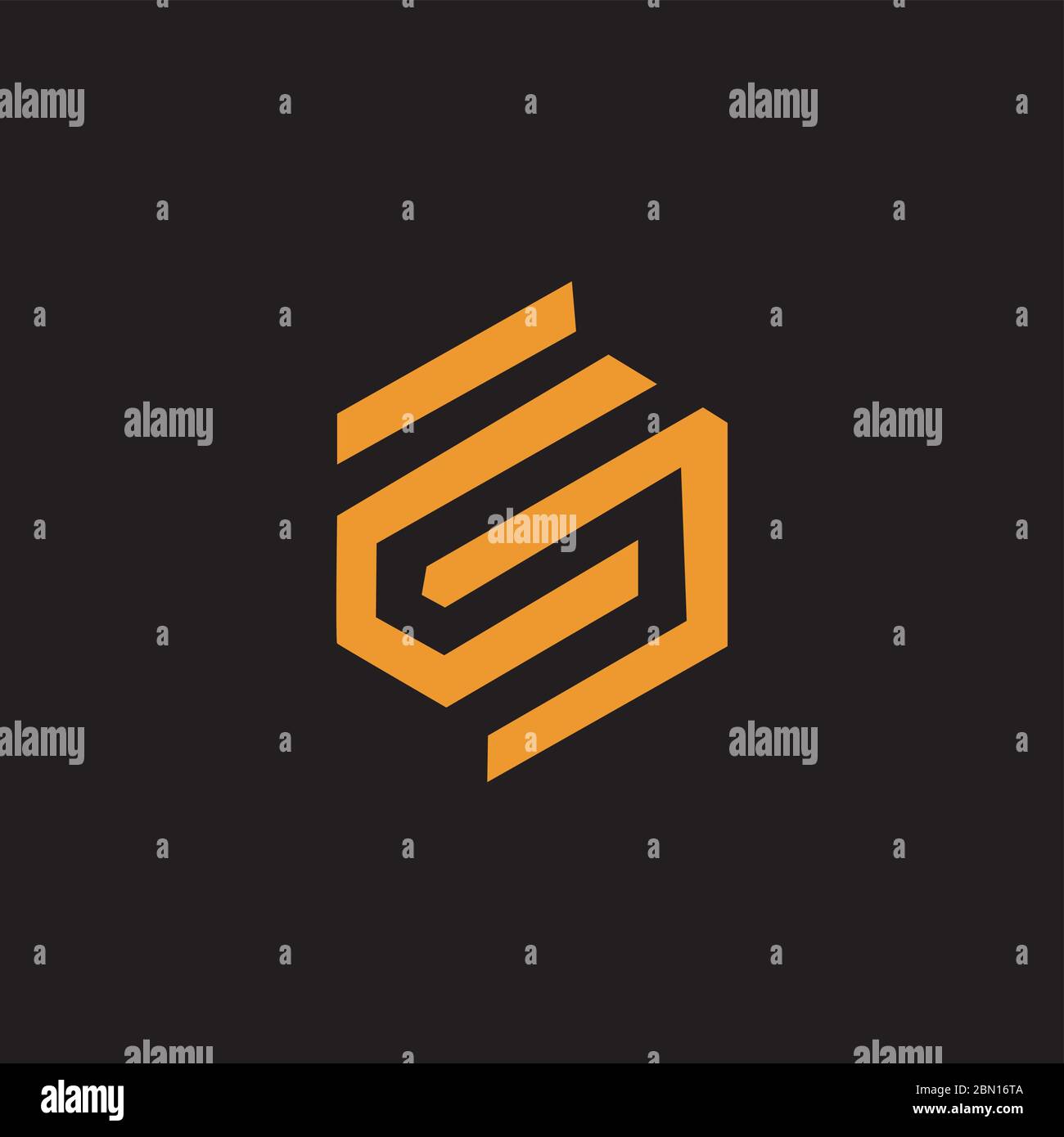 Initial letter is logo or si logo vector design template Stock Vector ...