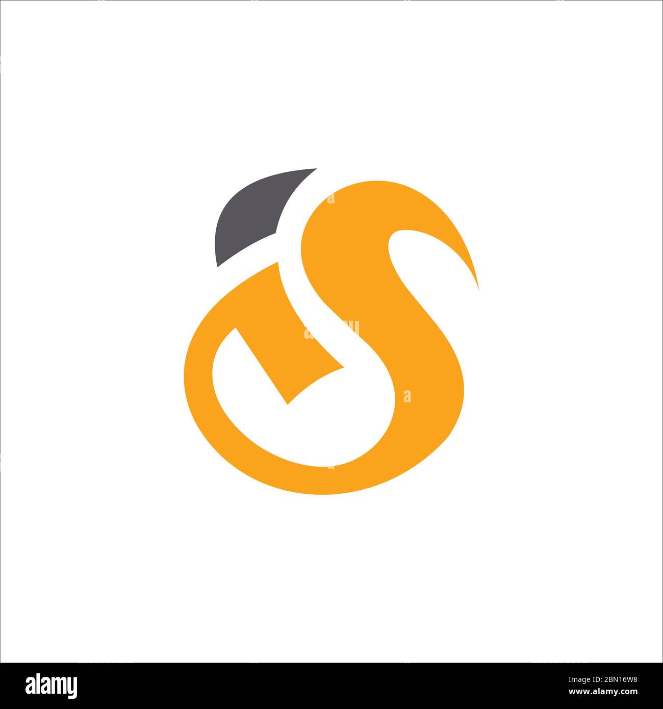 Initial letter is logo or si logo vector design template Stock Vector ...