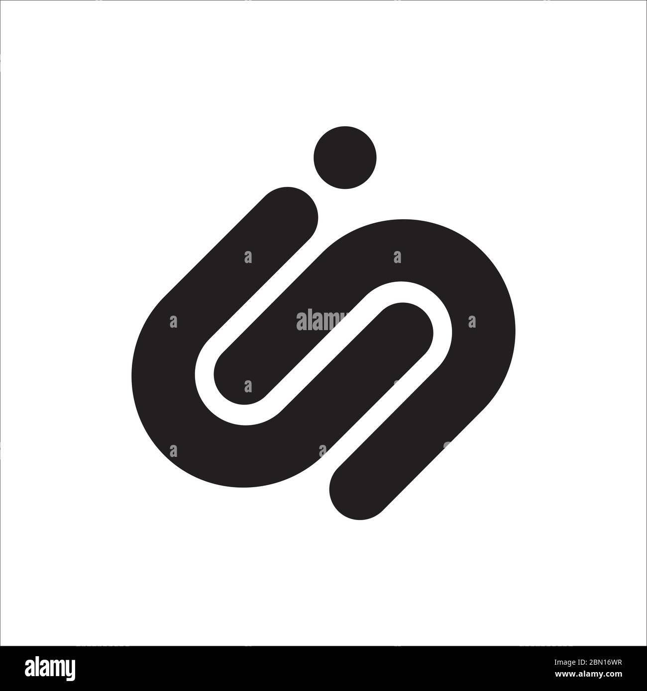 Initial letter is logo or si logo vector design template Stock Vector ...