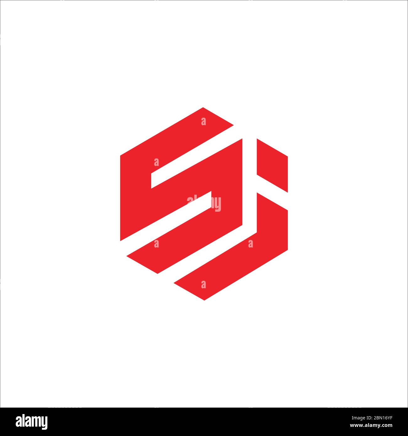 Initial letter is logo or si logo vector design template Stock Vector ...