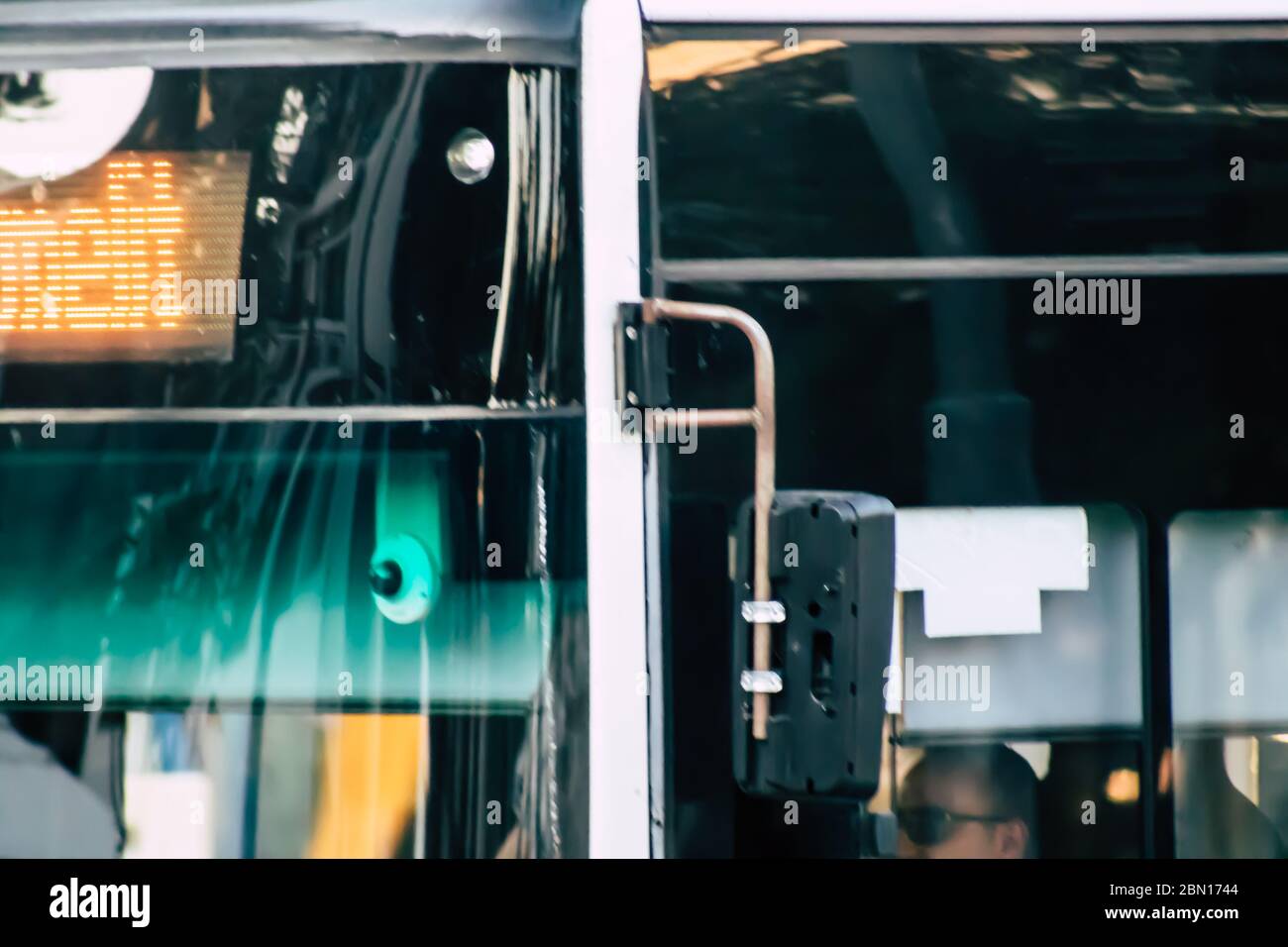Tel Aviv Israel December 23, 2019 View of a traditional Israeli public ...