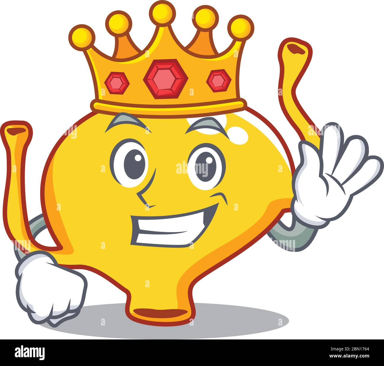 A Wise King of bladder mascot design style Stock Vector Image & Art - Alamy