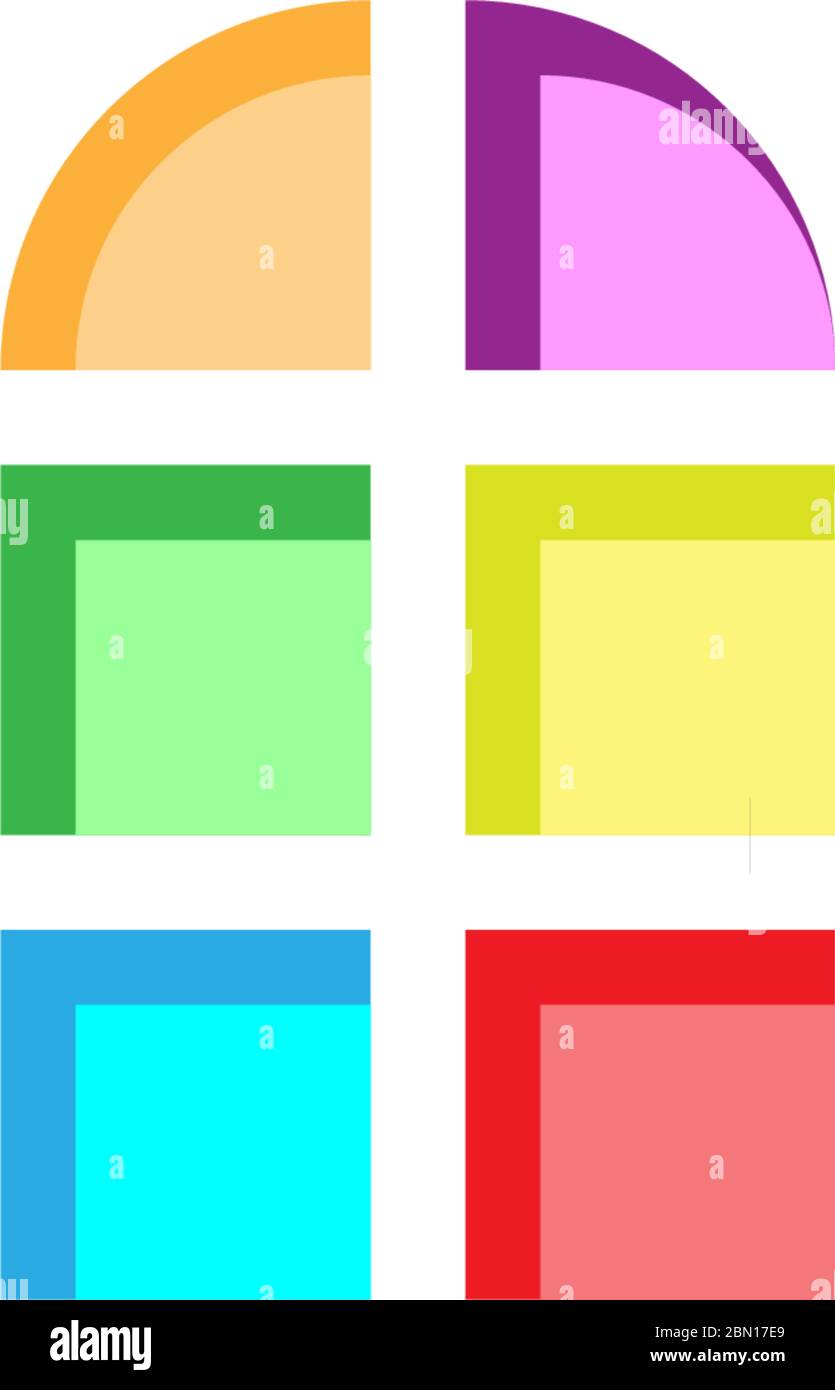 House windows logo icon illustration Stock Vector Image & Art - Alamy