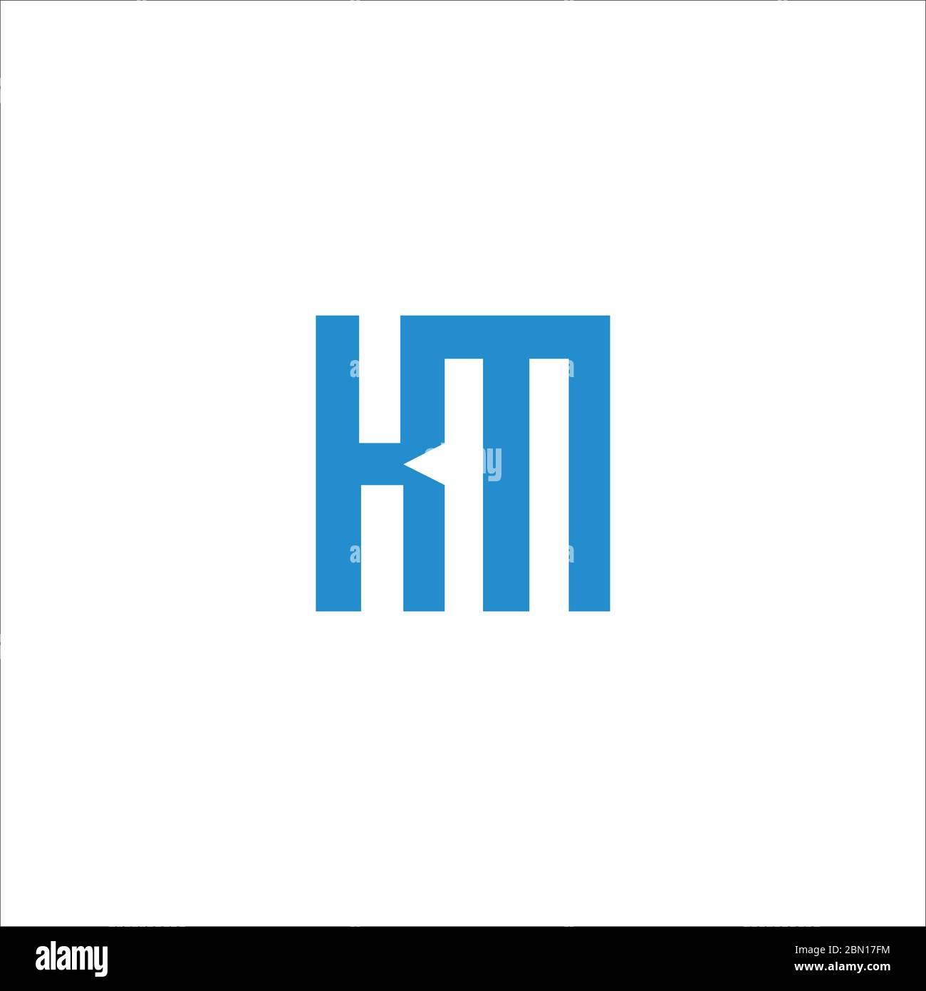 Initial letter km logo or mk logo vector design template Stock Vector Image & Art - Alamy