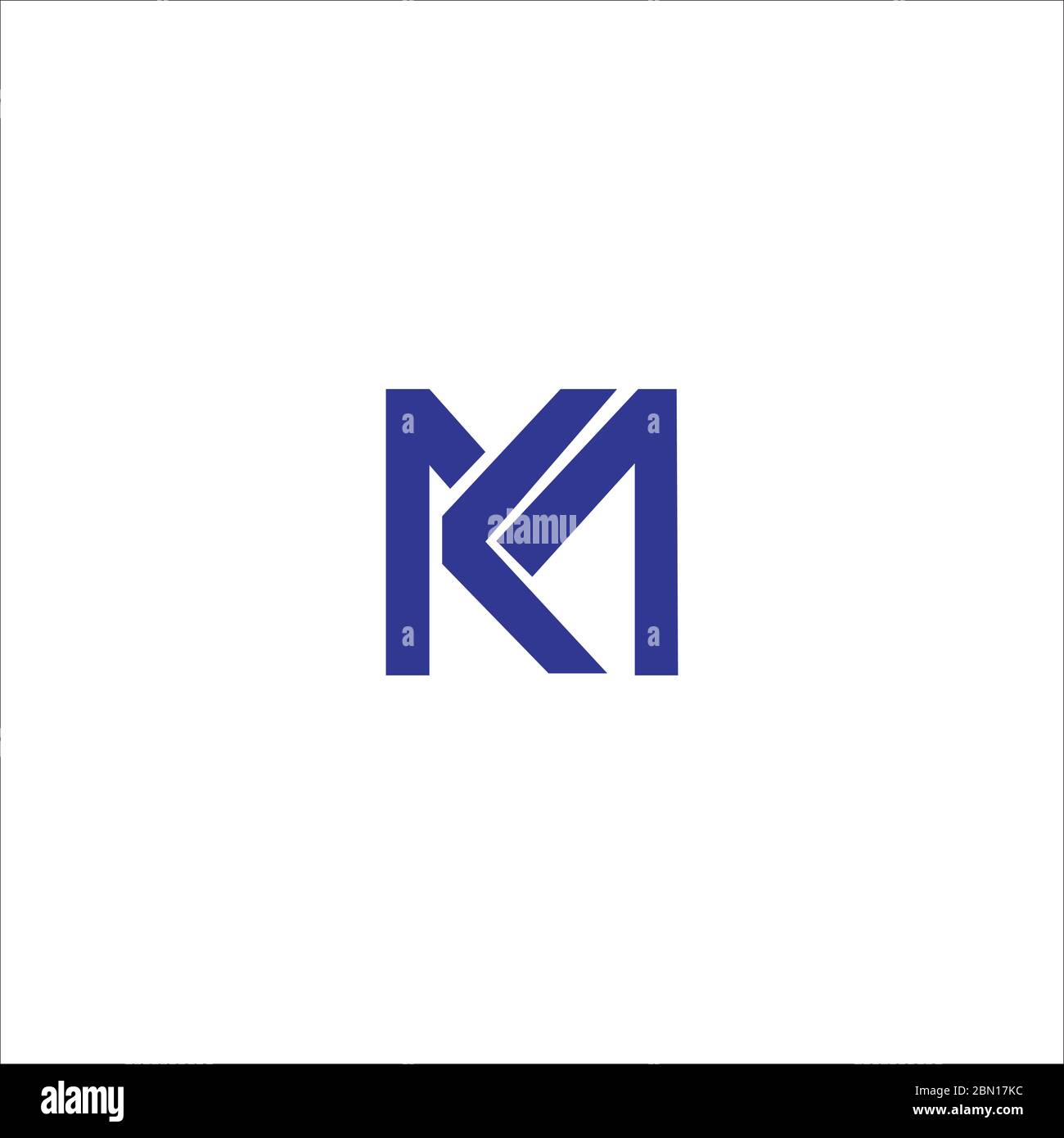 Initial letter km logo or mk logo vector design template Stock Vector Image & Art - Alamy