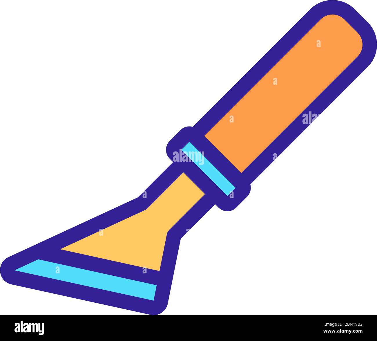 knife jamb icon vector outline illustration Stock Vector Image & Art ...