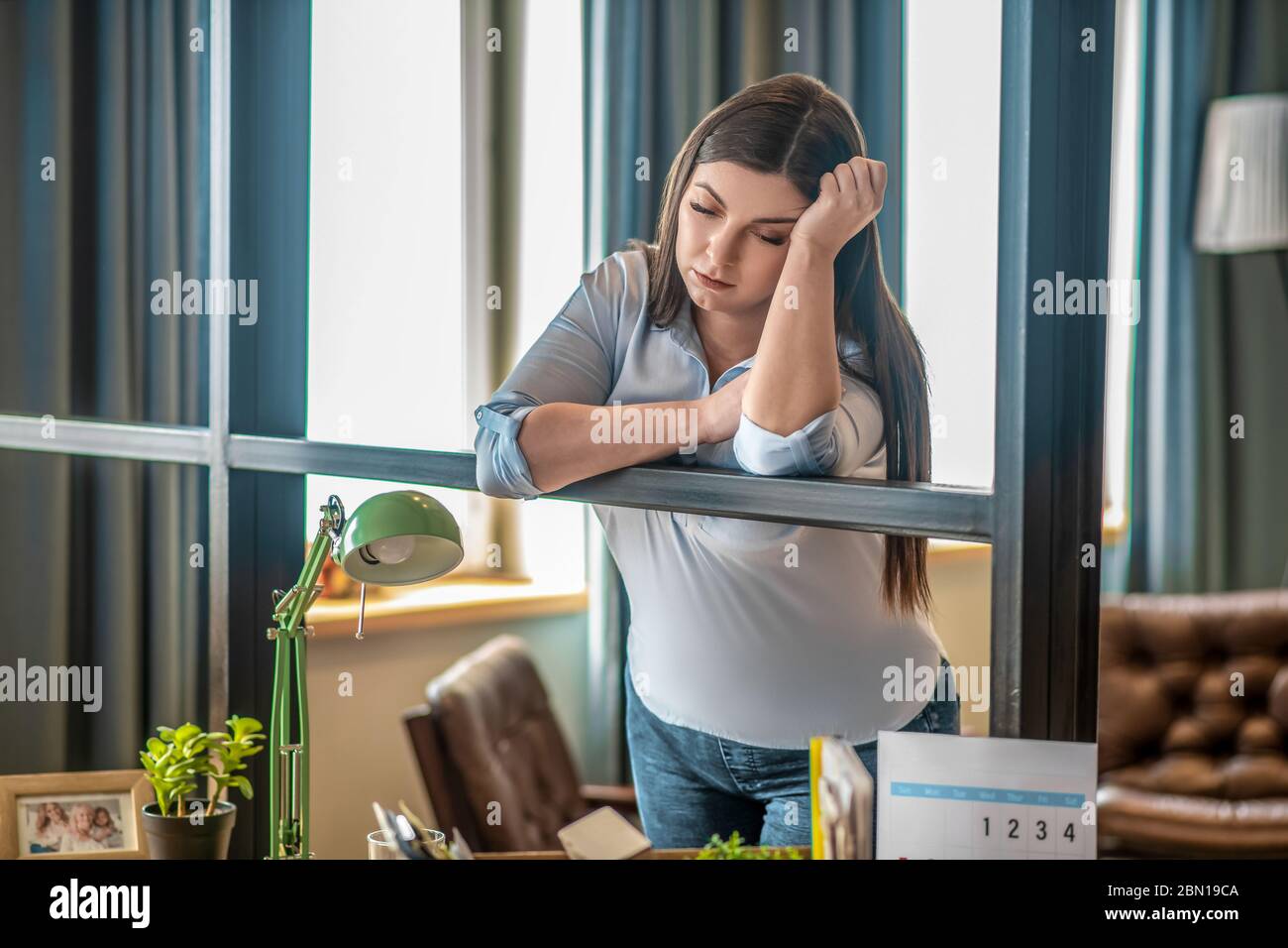 Fired stressed woman personal hi-res stock photography and images - Alamy