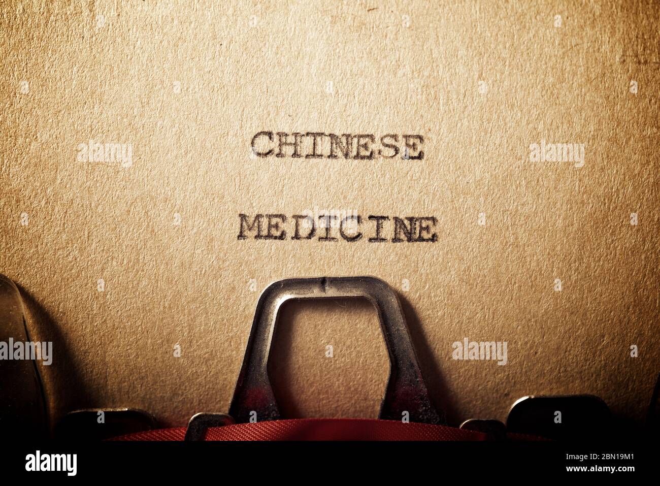 Chinese medicine text written on a paper Stock Photo - Alamy