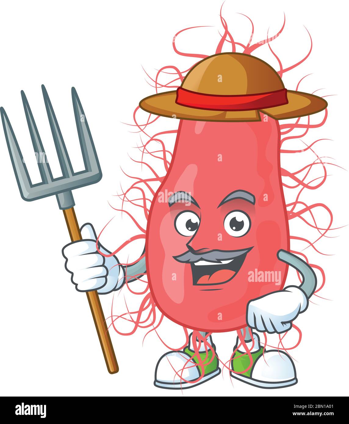 Sick farmer Stock Vector Images - Alamy