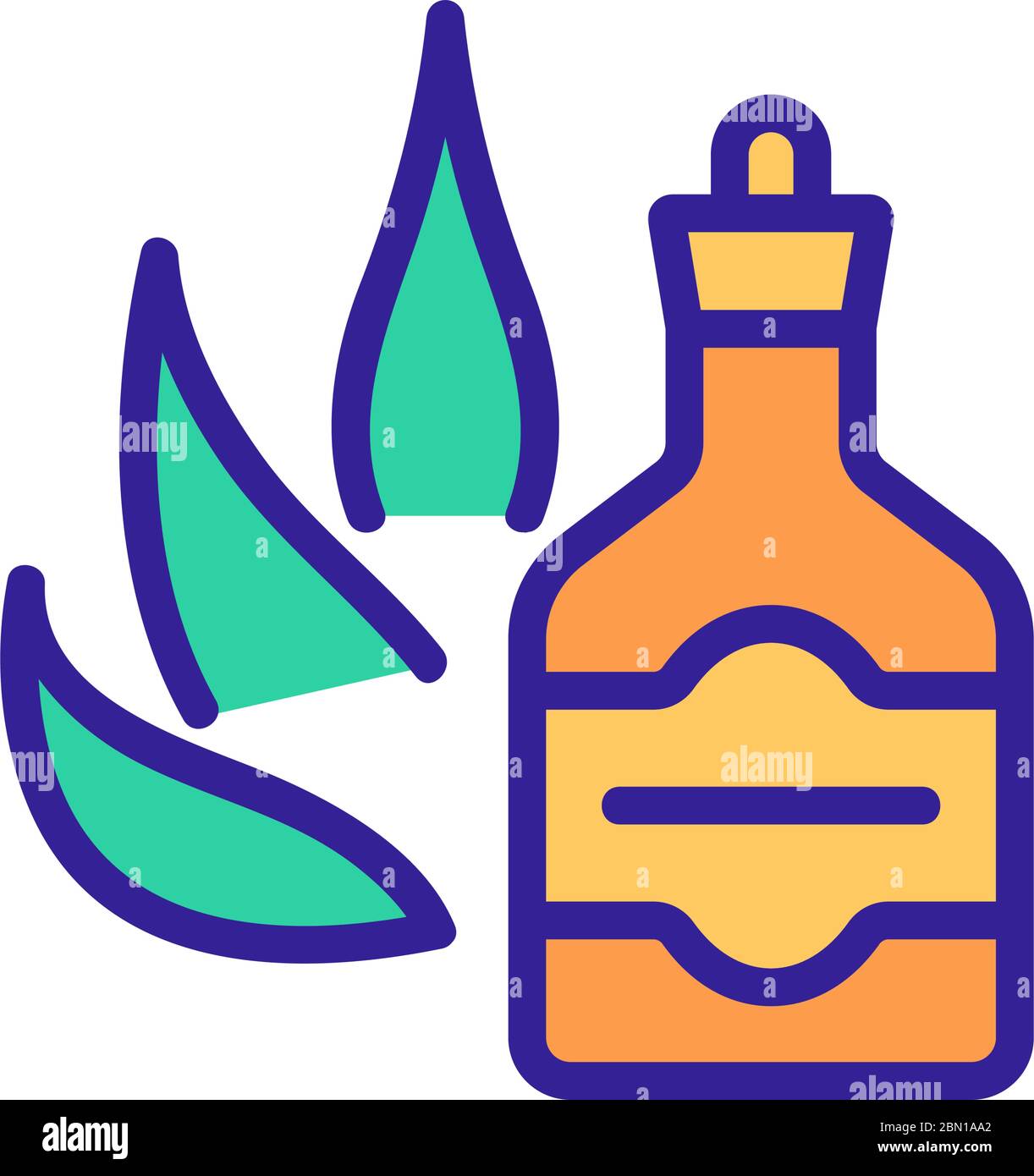 agave tincture icon vector outline illustration Stock Vector Image ...