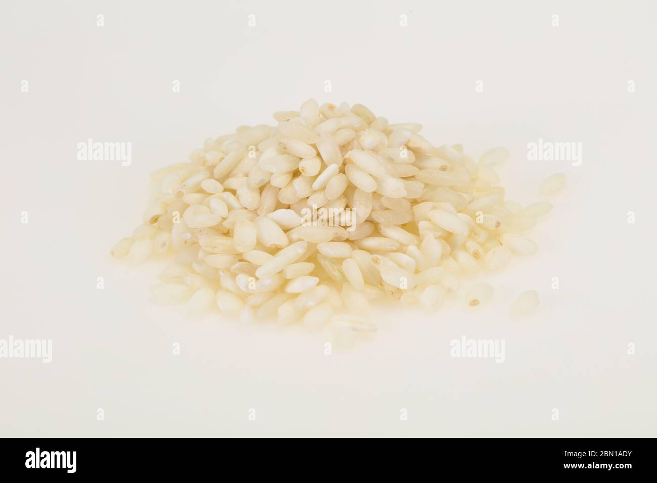 Raw Arborio rice for Italian Risotto Stock Photo - Alamy