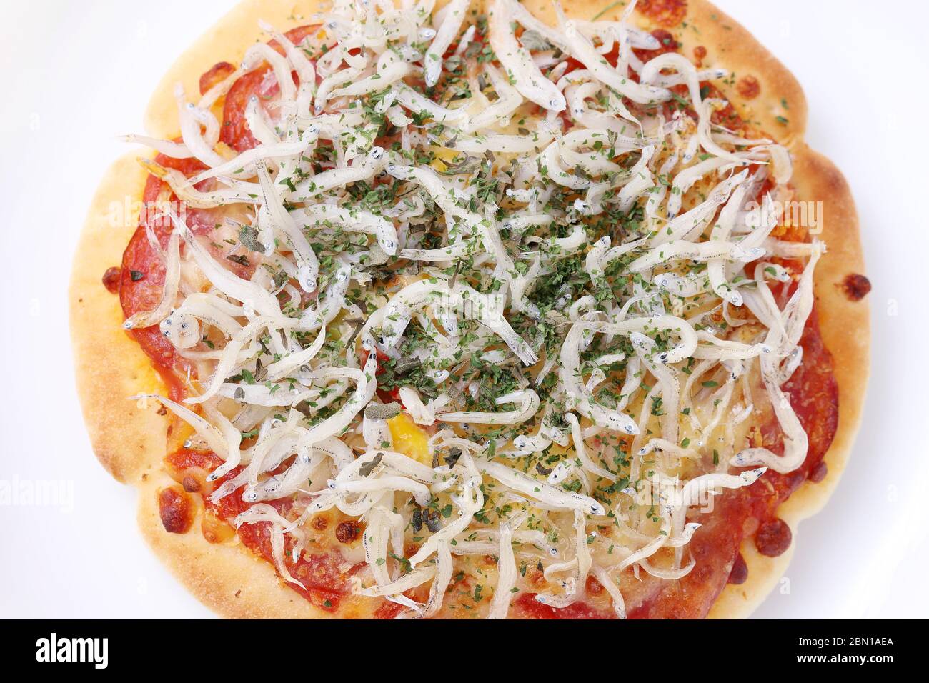 Japanese Seafood Pizza Japan's Squid Ink Pizza Adds A Briny Taste To