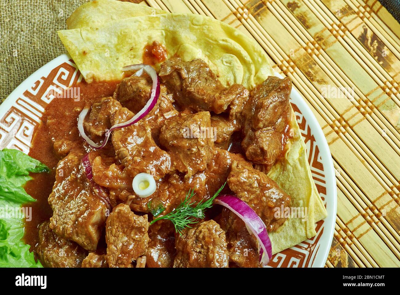 Mutton Lazeez, Mutton Chops Masala, cooked in mild spices, mixed in ...