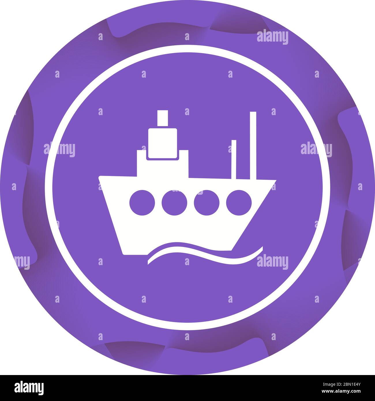 Beautiful Ship Vector Glyph Icon Stock Vector Image & Art - Alamy