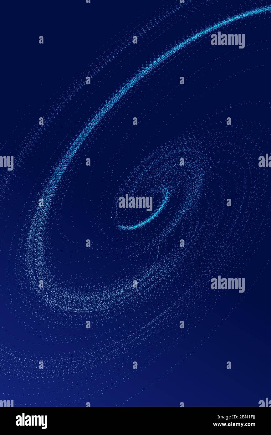 Digital particles dynamic background hi-res stock photography and ...