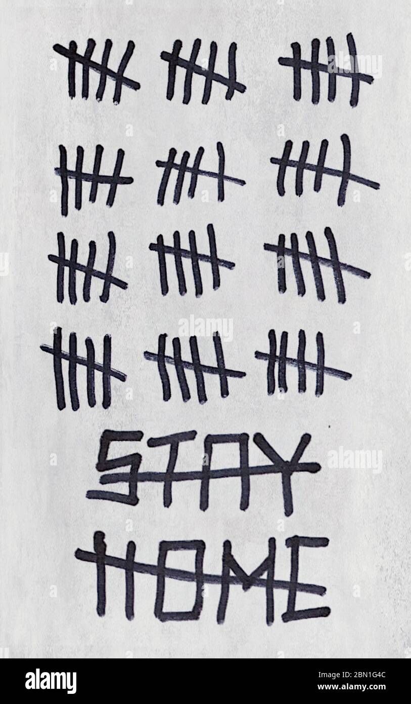Tally Marks On Wall
