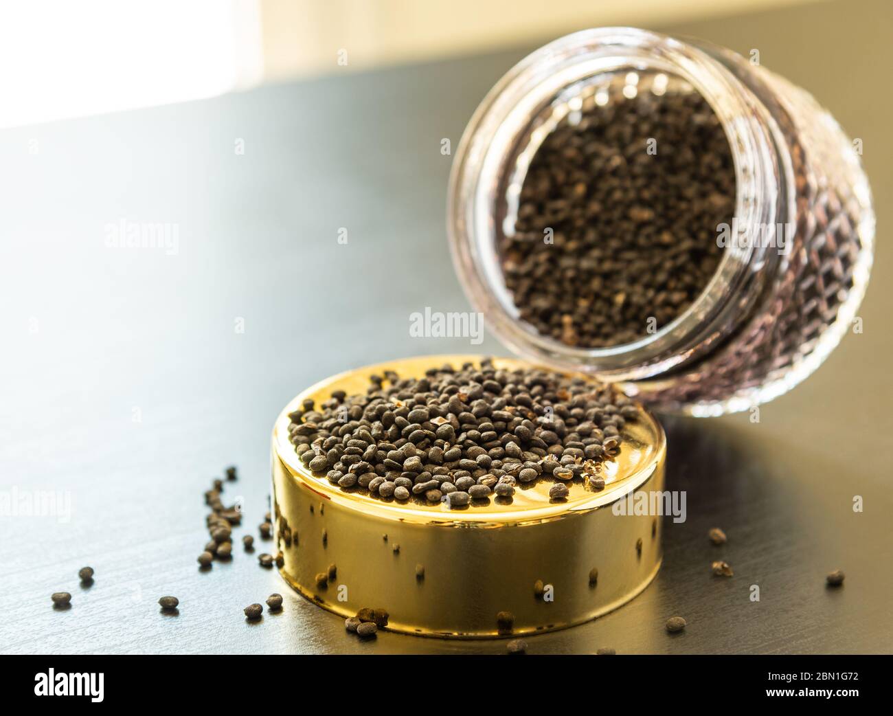 Babchi dry raw seeds (Psoralea Corylifolia Stock Photo - Alamy