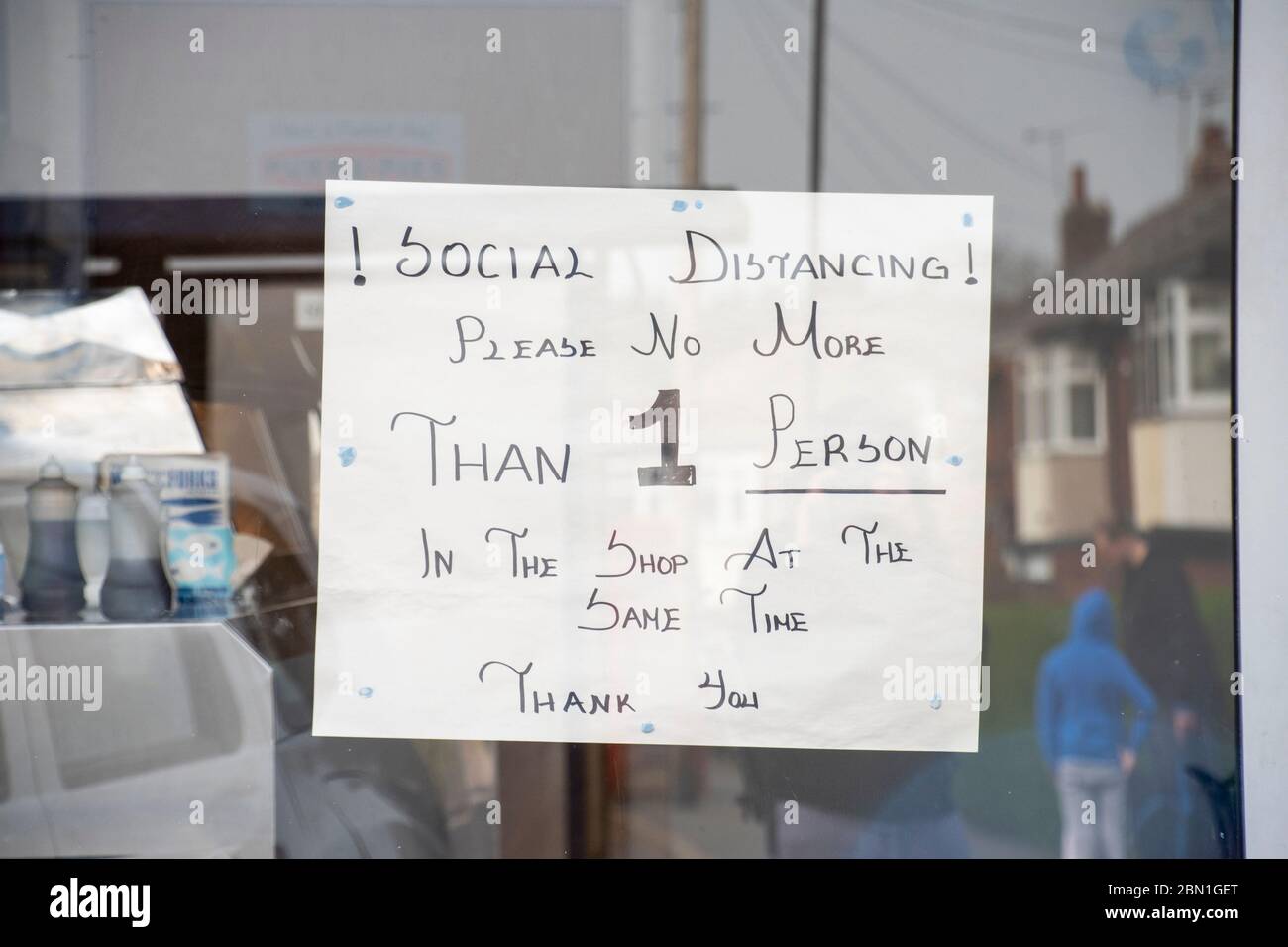 Sheffield UK – April 09 2020: Captain Cod Fish & Chips remains open ...
