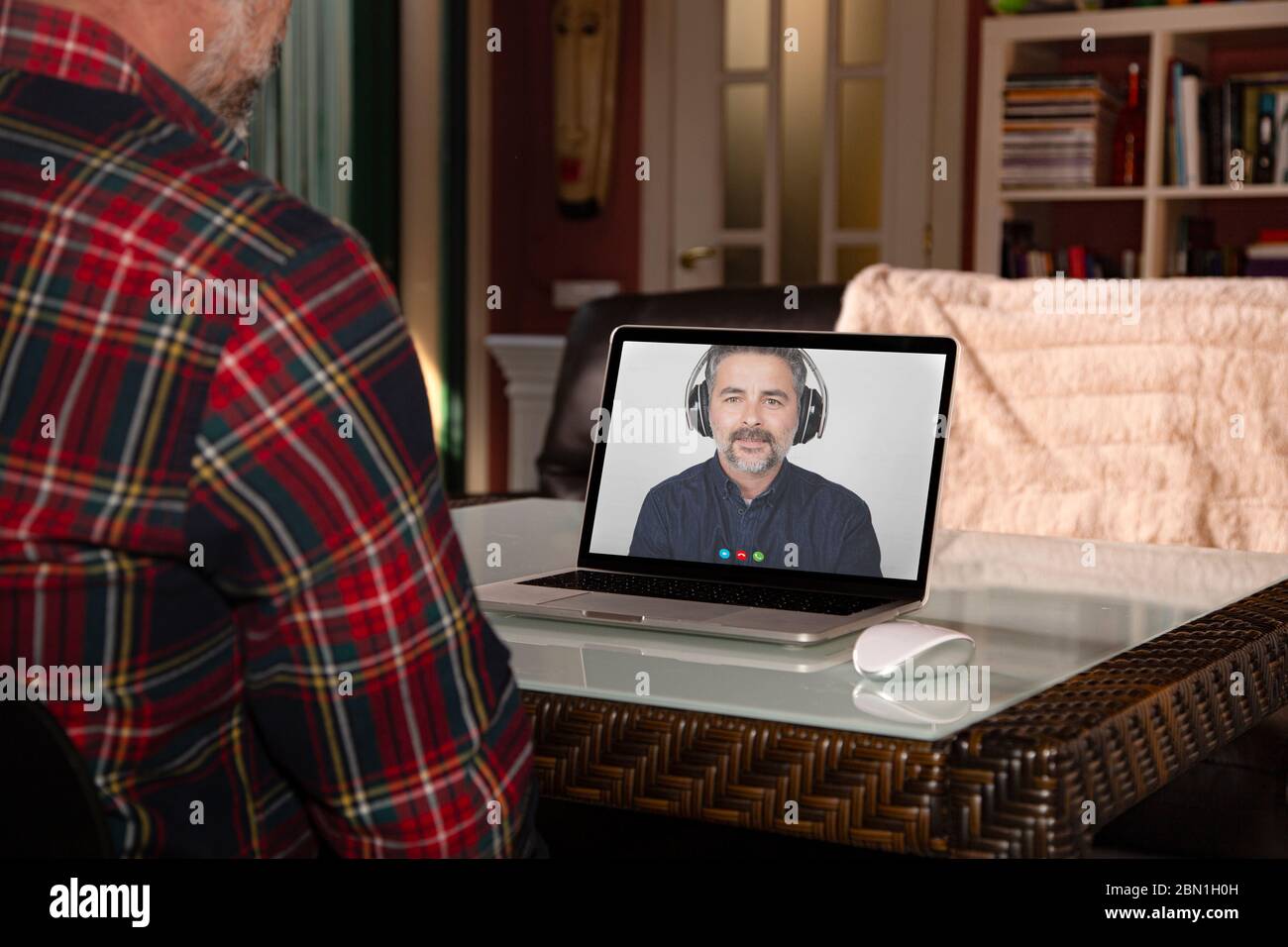 Friends video chat connection concept using a technology platform ...