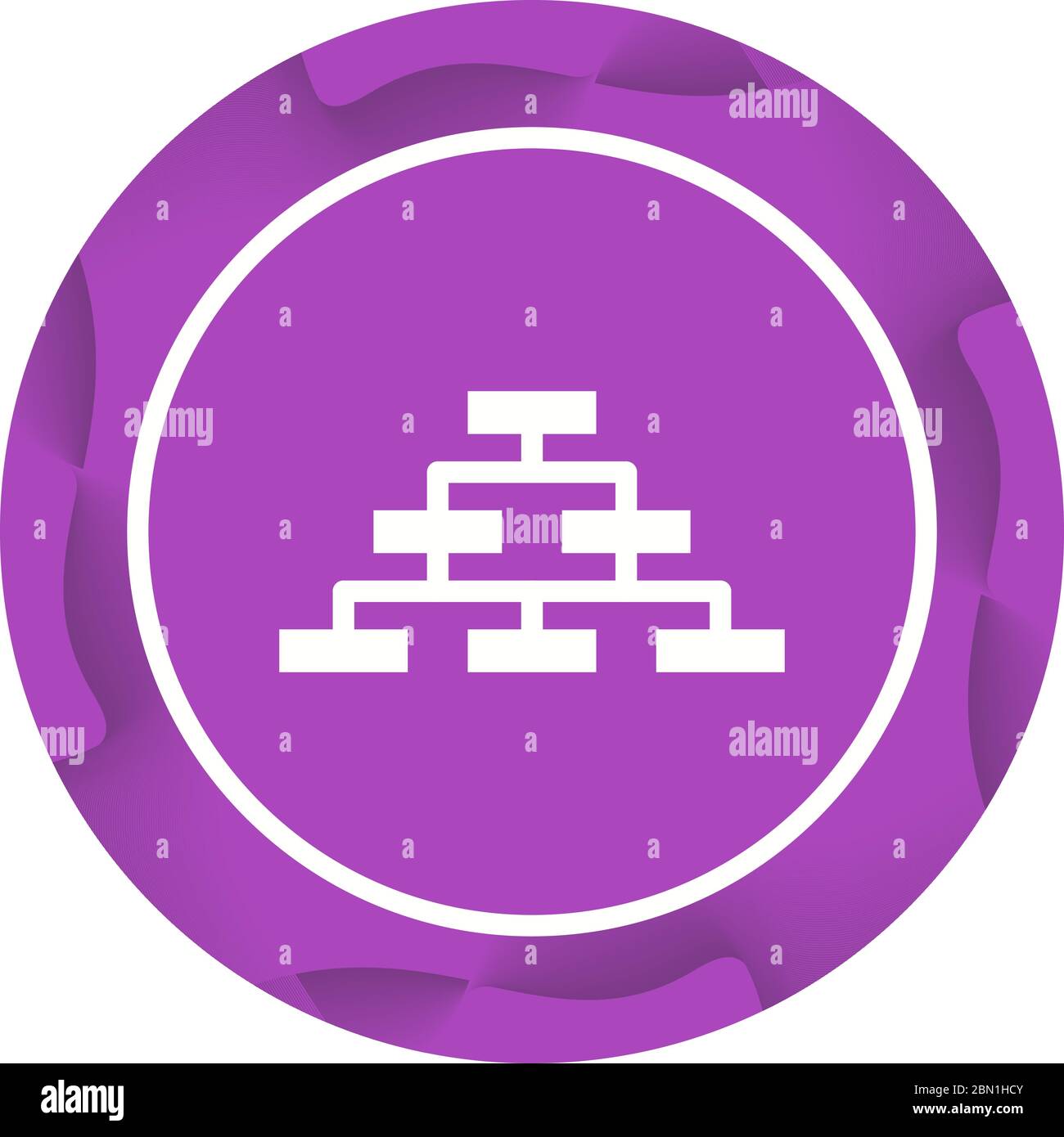 Beautiful Business structure Vector Glyph icon Stock Vector Image & Art ...