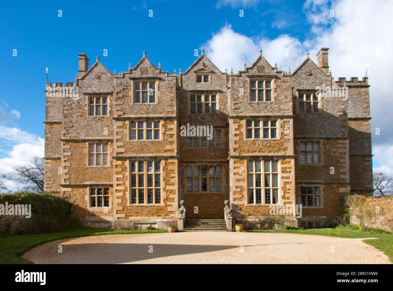 front view of Chastelton House building, National Trust, near Moreton ...