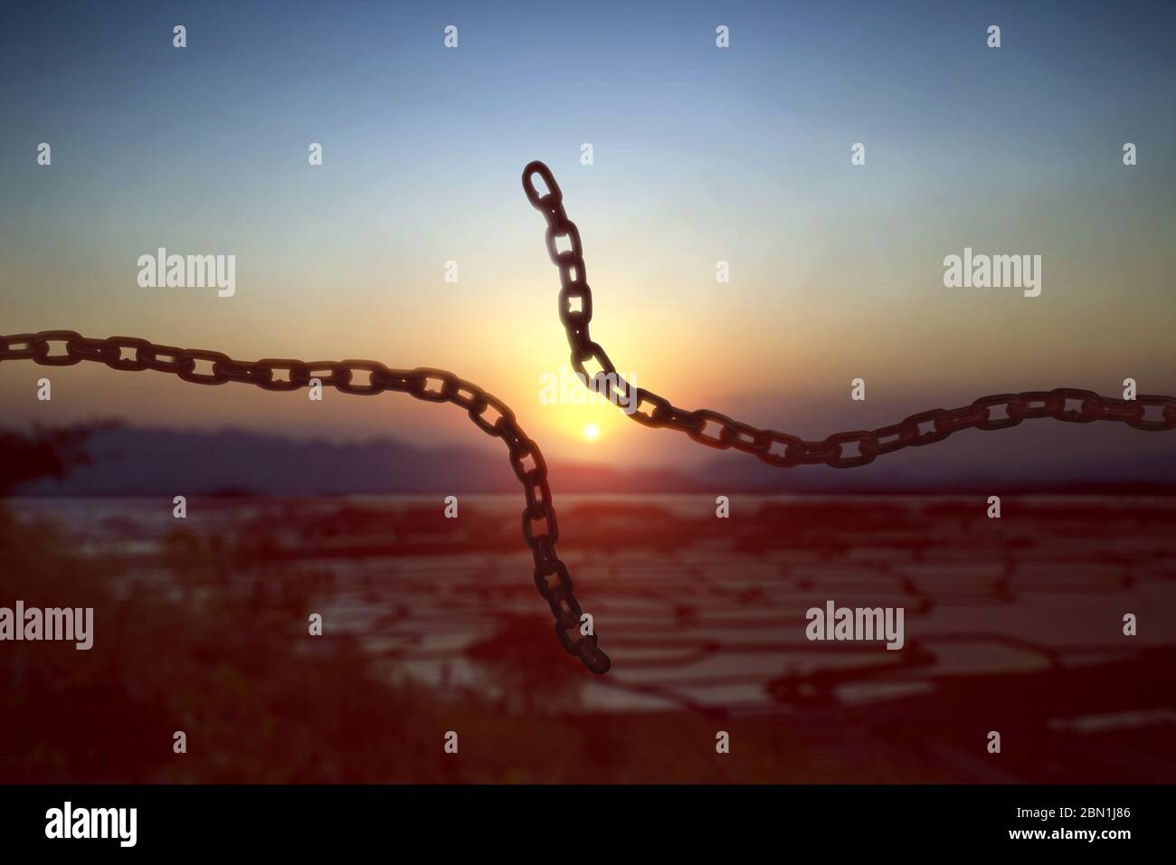 Chain migration concept hi-res stock photography and images - Alamy