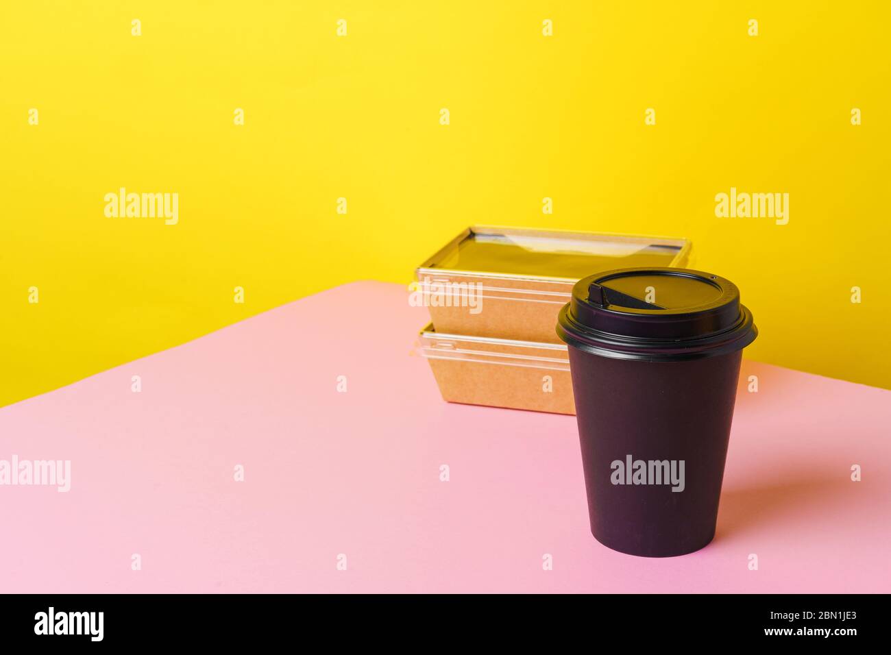 Takeaway Food Concept Some Packed Food In Container With Coffee Cup takeaway-food-concept-some-packed-food-in-container-with-coffee-cup