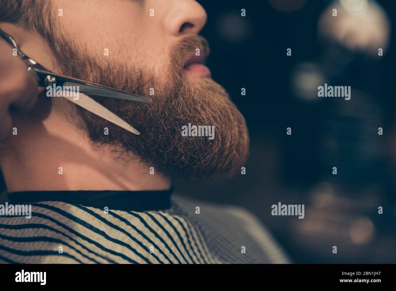 Barber shape up haircut white hi-res stock photography and images - Alamy