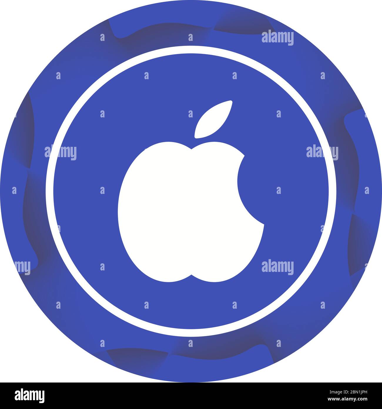 Beautiful Apple logo Vector Glyph icon Stock Vector Image & Art - Alamy