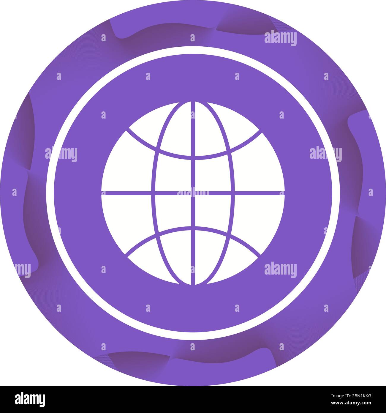 Beautiful World Vector Glyph icon Stock Vector Image & Art - Alamy