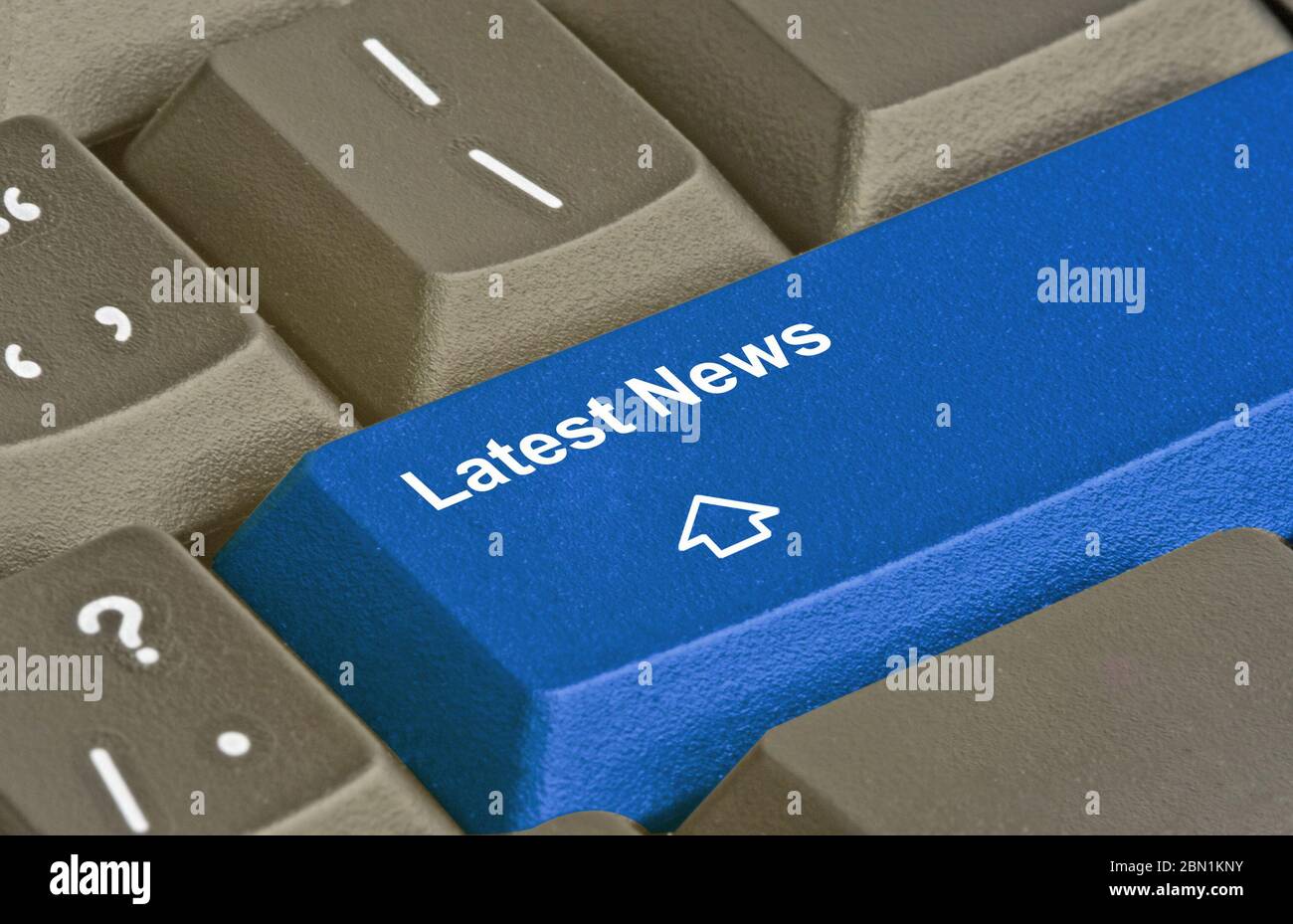 Hot key for latest news Stock Photo - Alamy