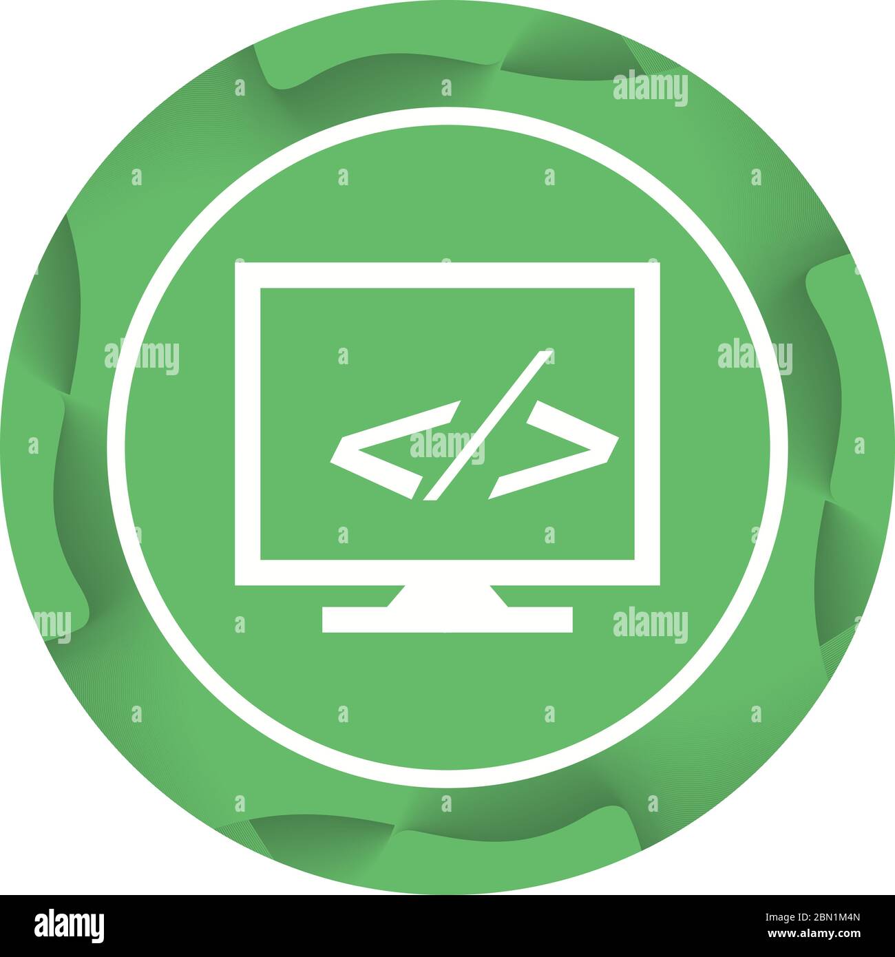 Beautiful Coding Vector Glyph icon Stock Vector Image & Art - Alamy