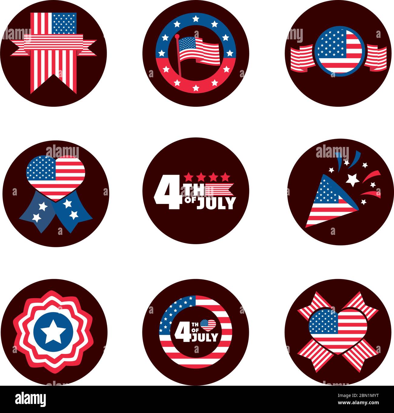 4th of july independence day, celebration honor memorial american flag ...