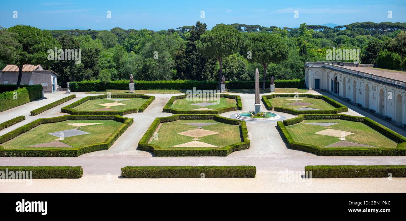Villa Medici Rome Garden High Resolution Stock Photography and Images ...